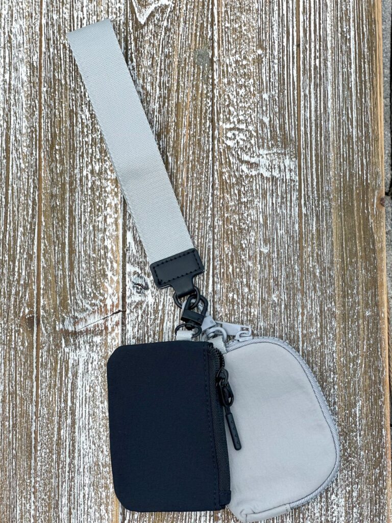 Dual Pouch Wristlet Keychains